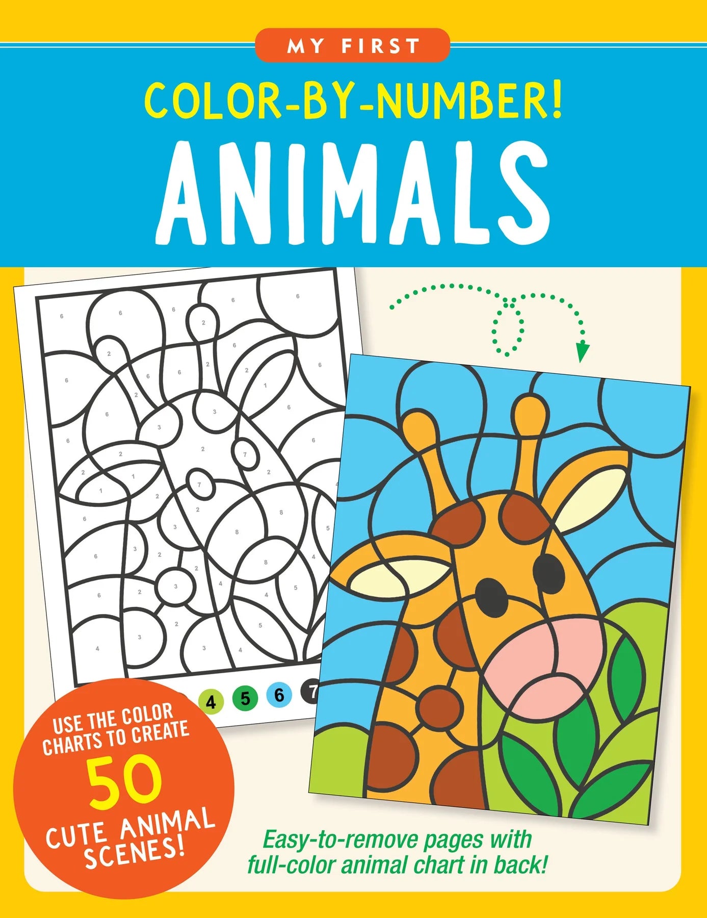 My First Color-by-Number! Animals – The Fun Company