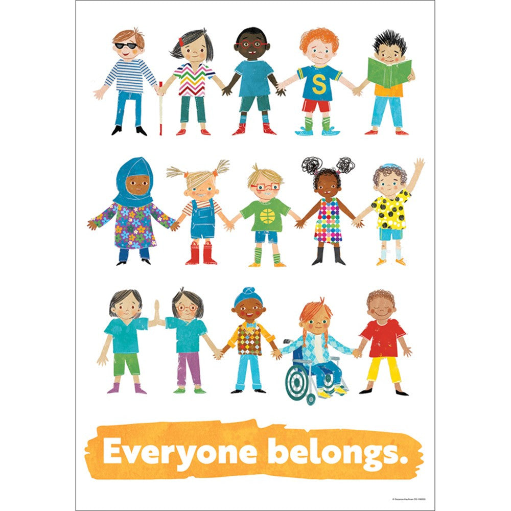 All Are Welcome Everybody Can Poster – The Fun Company