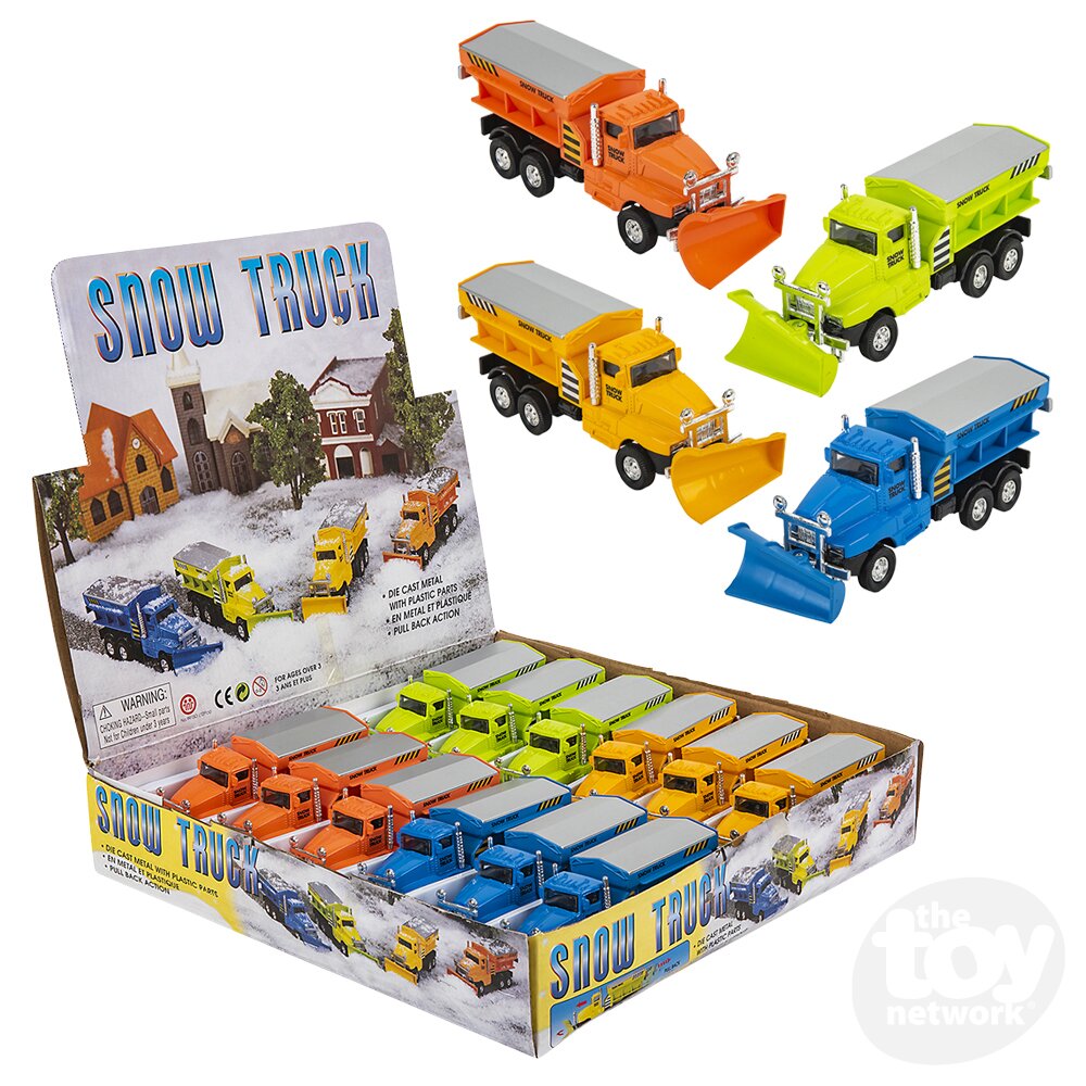 6.5" Diecast Snow Plow – The Fun Company
