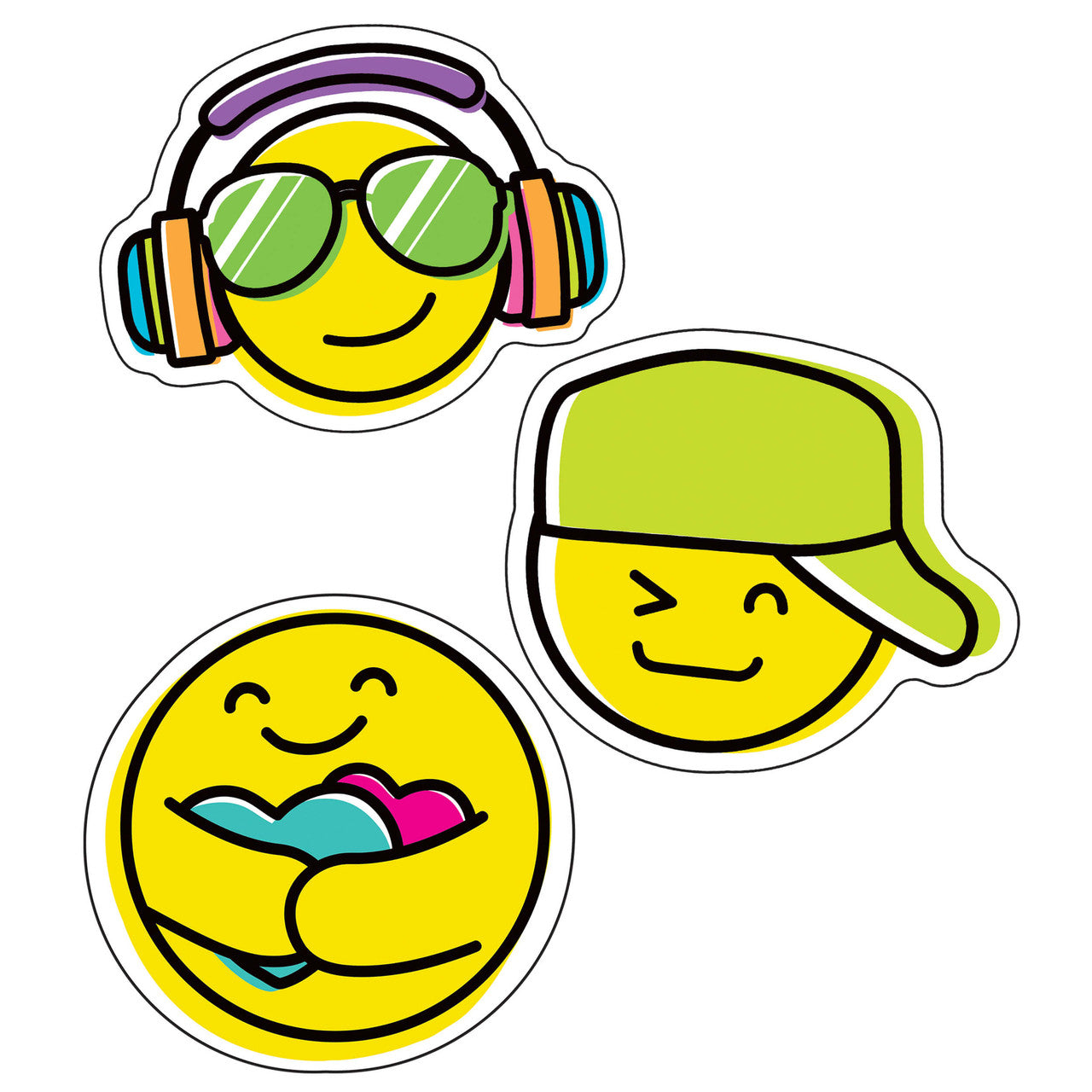KIND VIBES - SMILEY FACES CUT OUTS – The Fun Company