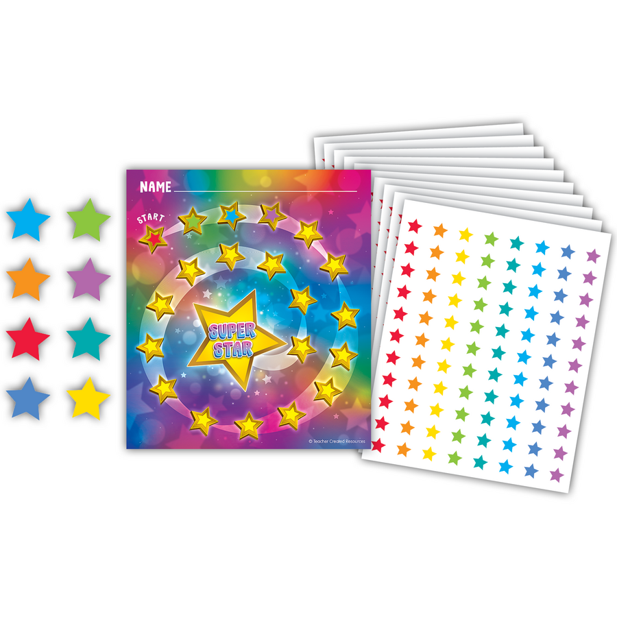 Super Star Reward Trackers with Stickers – The Fun Company