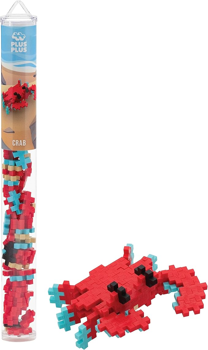 PLUS PLUS Mini Maker Tube Crab 70 Pieces – The Fun Company