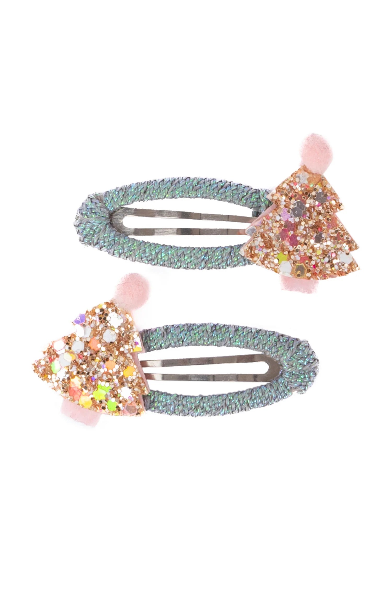 Minty Christmas Holiday Hair Clips, 2 Pcs – The Fun Company