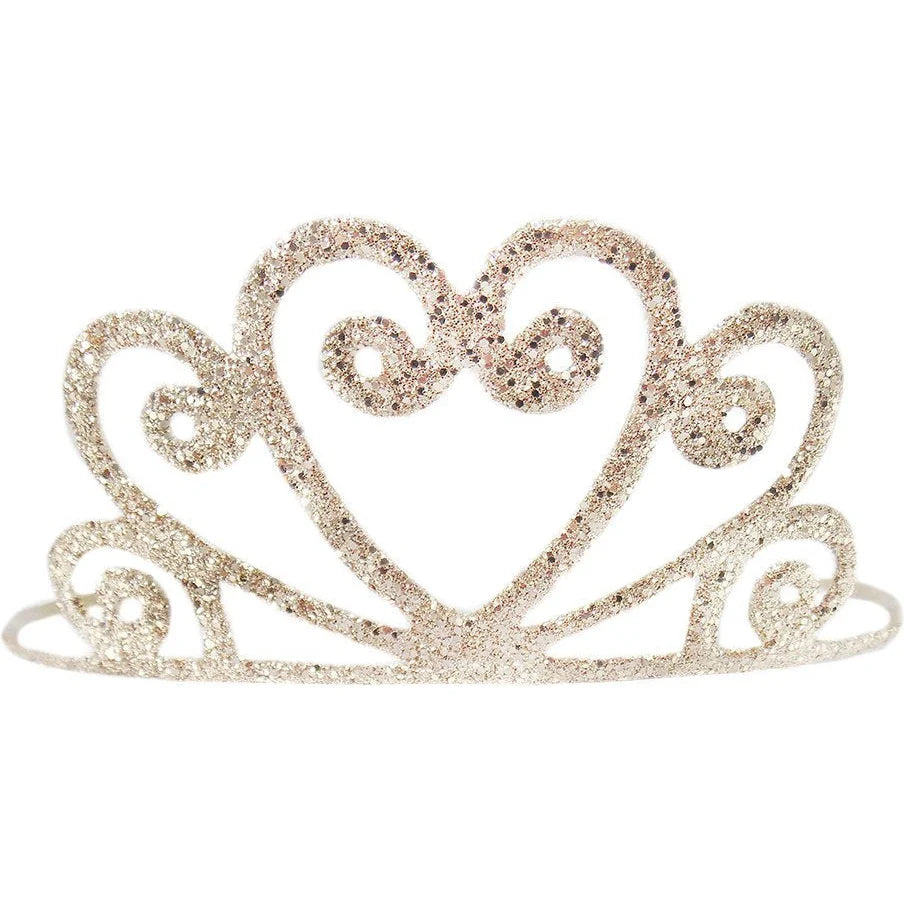 Gold Glitter Tiara – The Fun Company