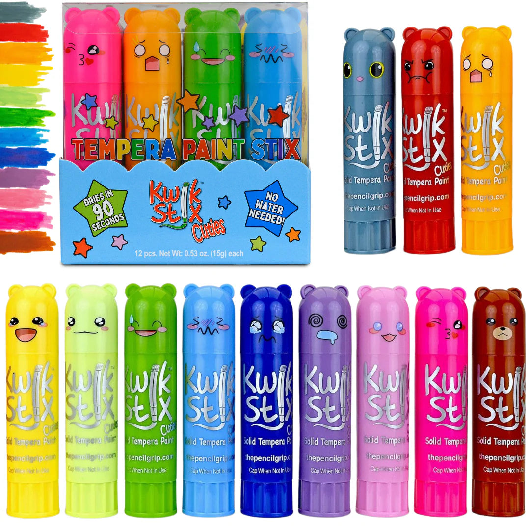 Kwik Stix Paint Sticks Cuties, Set of 12 Colors – The Fun Company